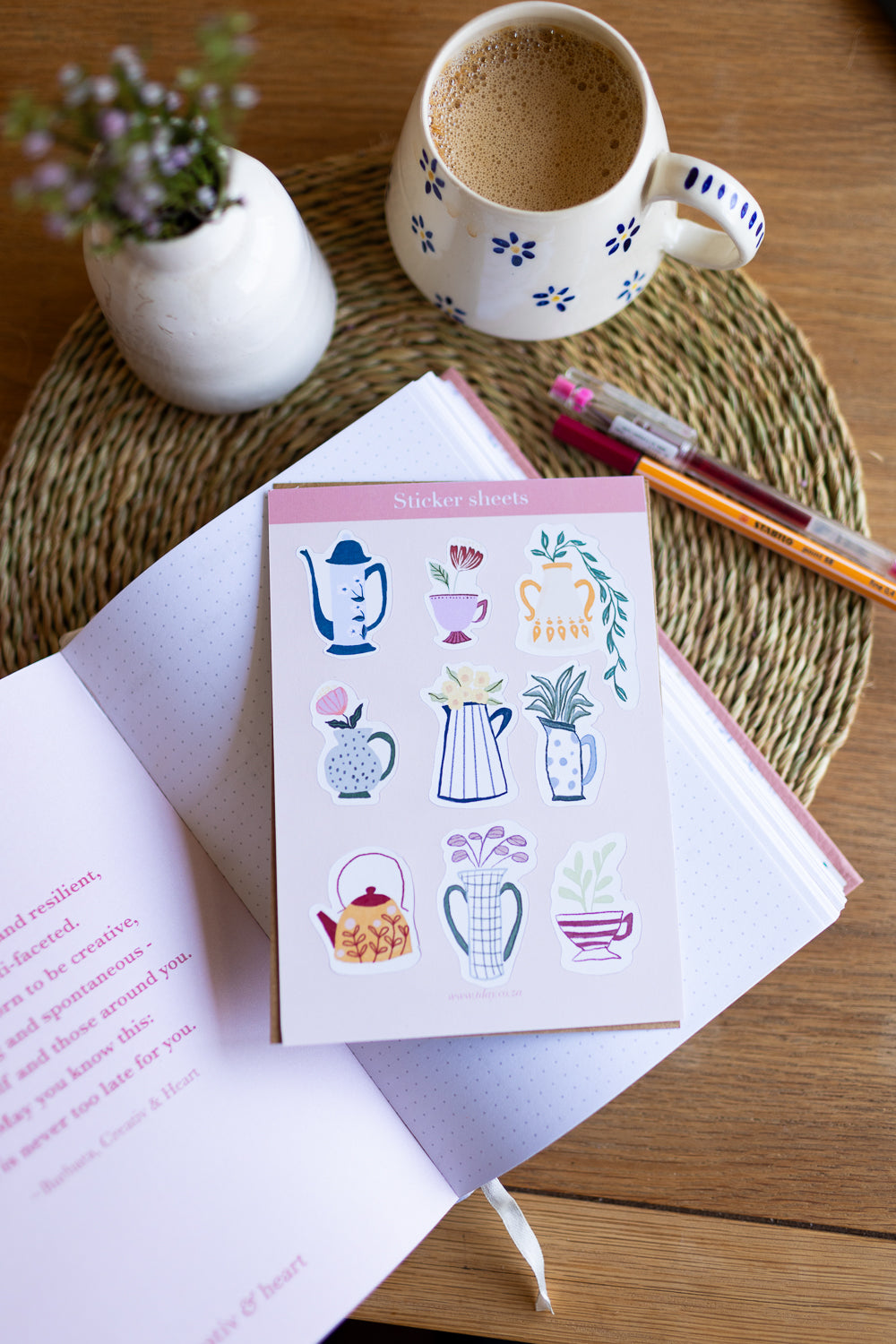 Teapot sticker sheet – Tday.co.za